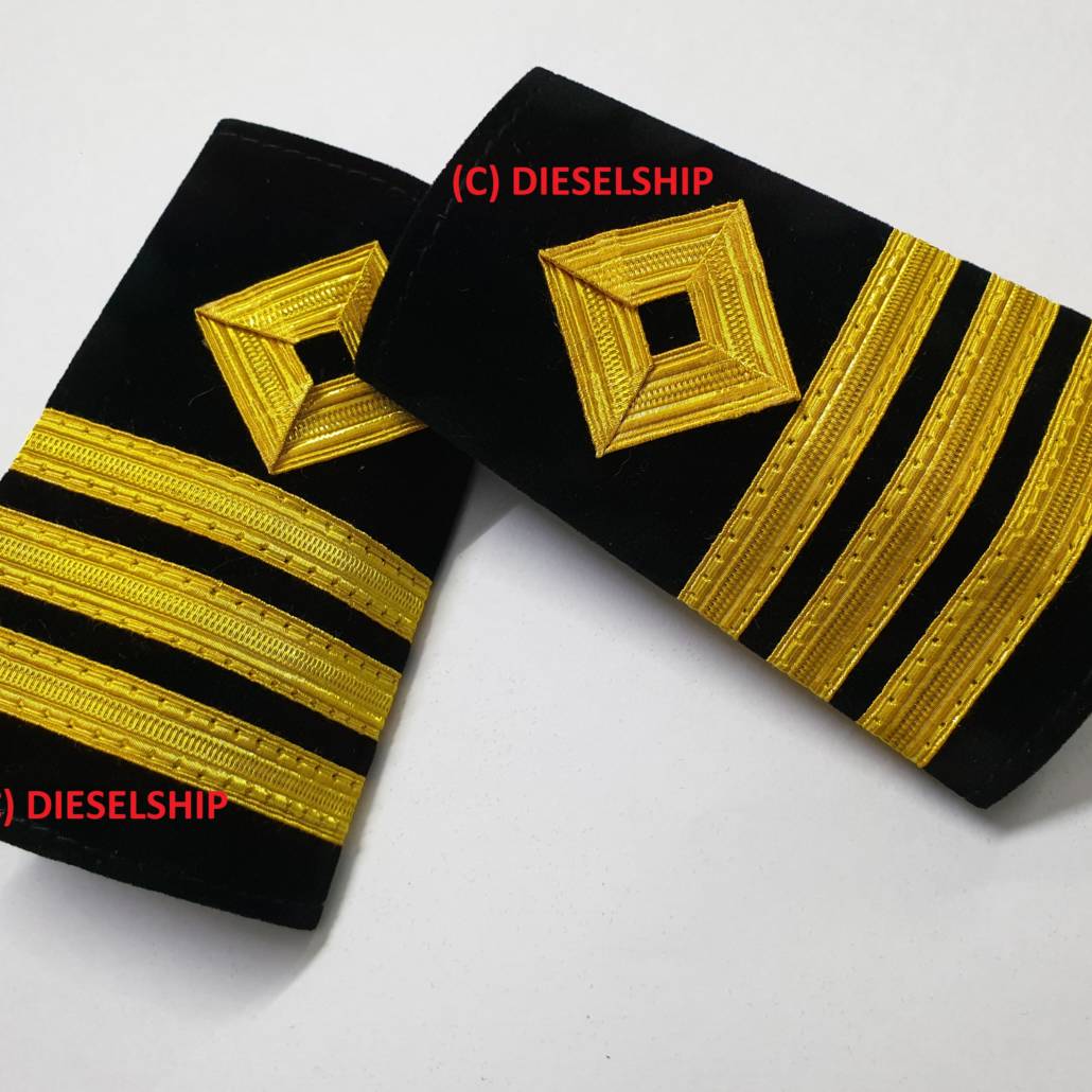 Merchant navy marine epaulette For Chief Officer / Chief Mate