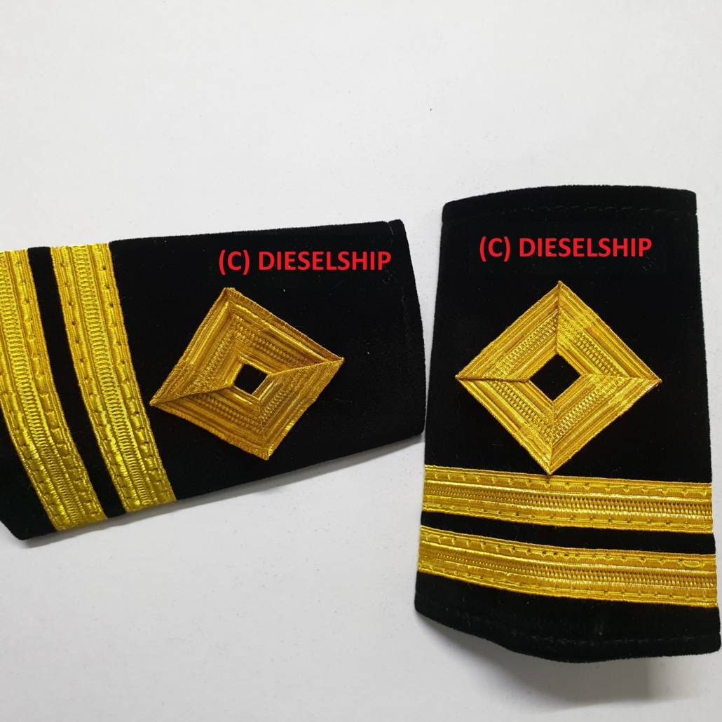 Merchant navy marine epaulette For Second Officer / 2nd Mate