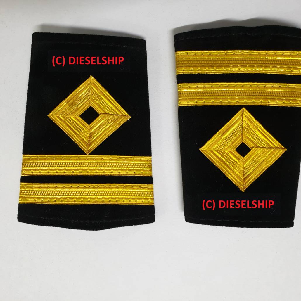 Merchant navy marine epaulette For Second Officer / 2nd Mate
