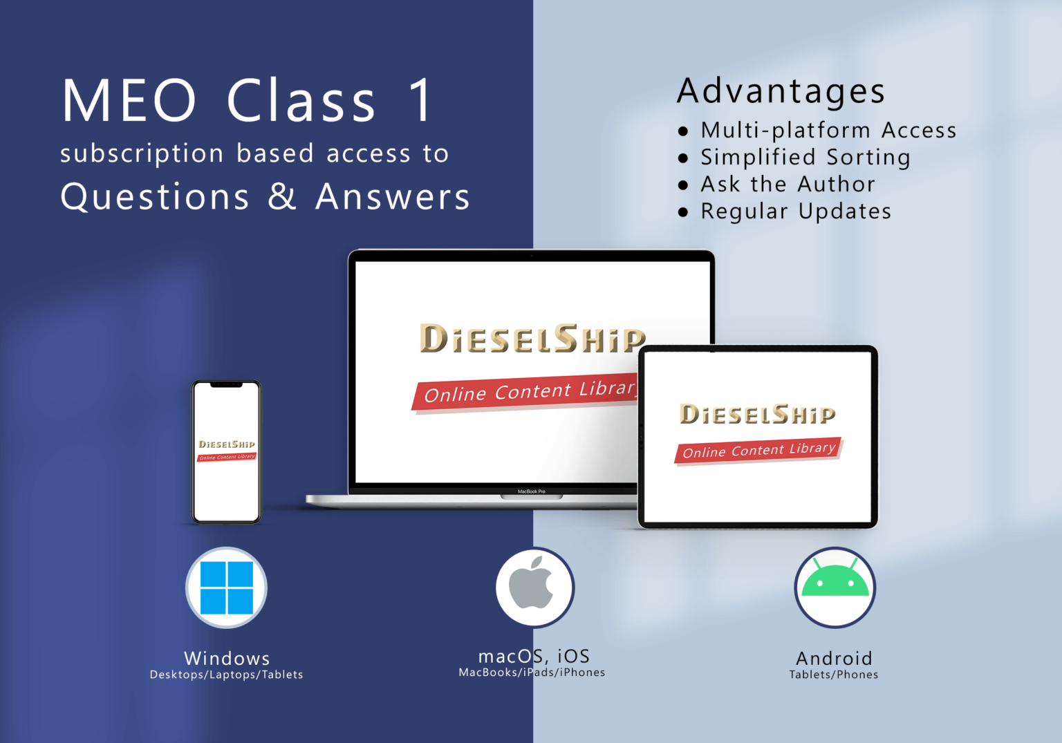 MEO Class 1 online access subscription
